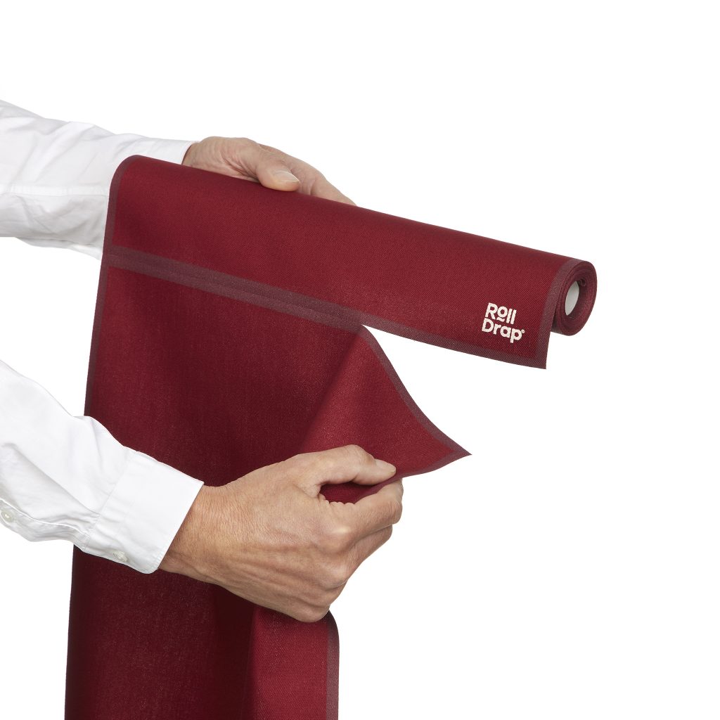 Roll Drap Paño Algodón Burdeos (10u/rollo) - iDynamics Commerce